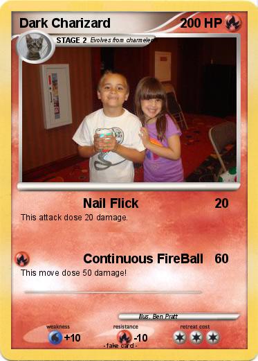Pokémon Dark Charizard 658 658 - Nail Flick - My Pokemon Card