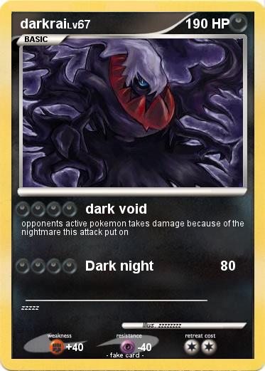 Pokémon darkrai 5348 5348 - dark void - My Pokemon Card