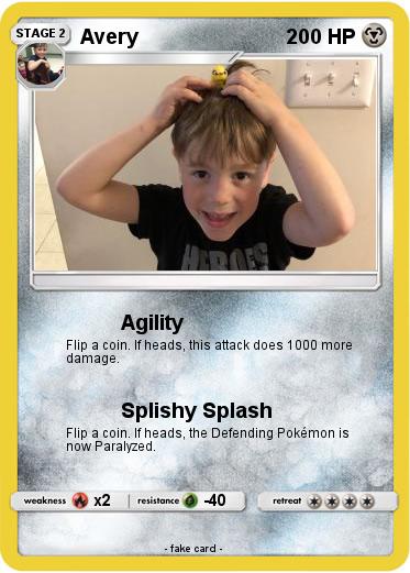 Pokémon Avery 124 124 - Agility - My Pokemon Card