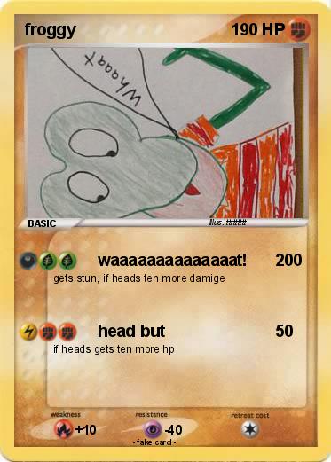 Pokémon froggy 70 70 - waaaaaaaaaaaaaat! - My Pokemon Card
