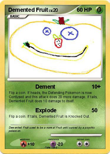 Pokémon Demented Fruit - Dement - My Pokemon Card