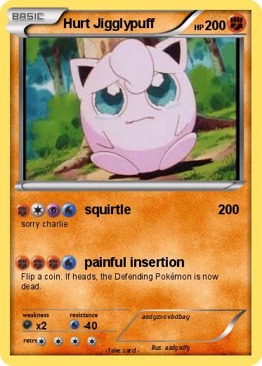 Pokémon Hurt Jigglypuff 1 1 - squirtle - My Pokemon Card