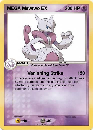 Pokémon MEGA Mewtwo EX 76 76 - Vanishing Strike - My Pokemon Card