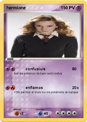 Pokémon hermione 14 14 - confusiuis - Ma carte Pokémon