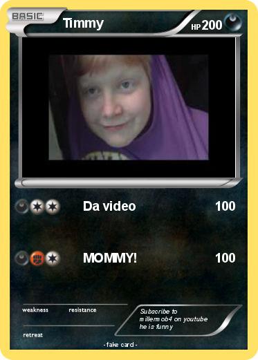 Pokémon Timmy 370 370 - Da video - My Pokemon Card