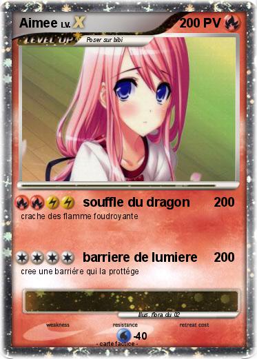 Pokémon Aimee 21 21 - souffle du dragon - Ma carte Pokémon