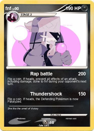 Pokémon fnf 54 54 - Rap battle - My Pokemon Card