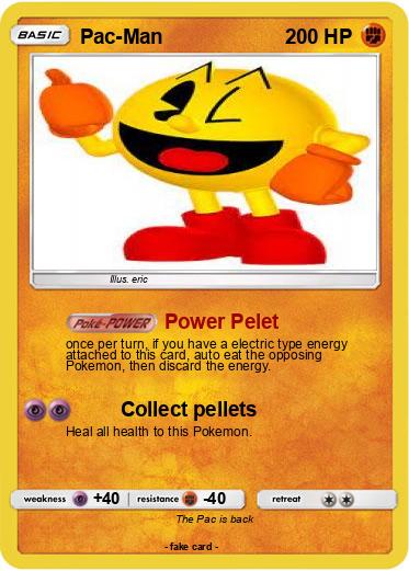 Pokémon Pac Man 826 826 - Power Pelet - My Pokemon Card