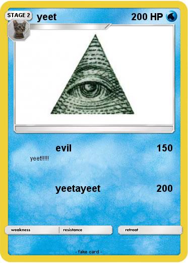Pokémon yeet 164 164 - evil - My Pokemon Card