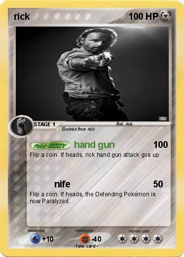 Pokémon rick 482 482 - hand gun - My Pokemon Card