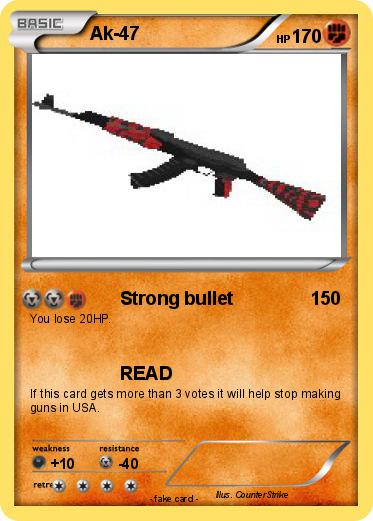 Pokémon Ak 47 223 223 - Strong bullet - My Pokemon Card