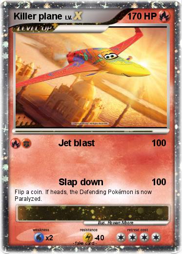 Pokémon Killer plane - Jet blast - My Pokemon Card