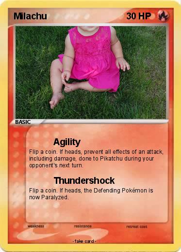 Pokémon Milachu 3 3 - Agility - My Pokemon Card