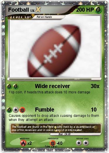 Pokémon Football 257 257 - Wide receiver - My Pokemon Card