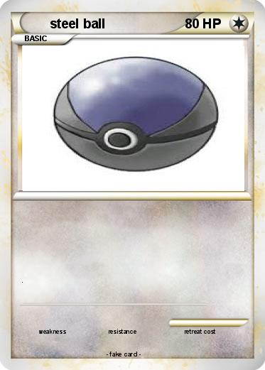Pokémon steel ball - My Pokemon Card