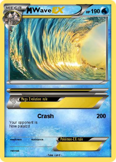 Pokémon Wave 220 220 - Crash - My Pokemon Card