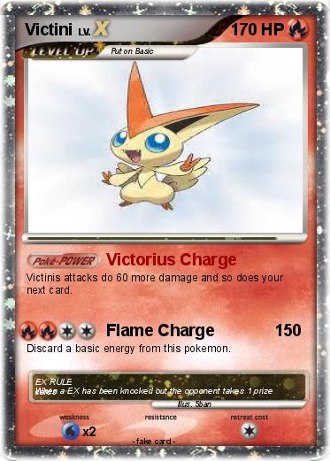Pokémon Victini 3203 3203 - Victorius Charge - My Pokemon Card