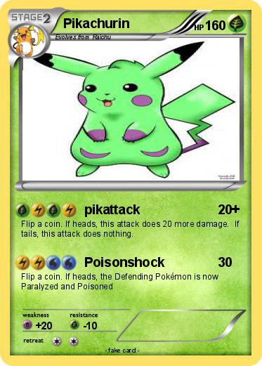 Pokémon Pikachurin - pikattack - My Pokemon Card