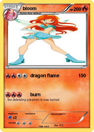 Pokémon bloom 264 264 - dragon flame - My Pokemon Card