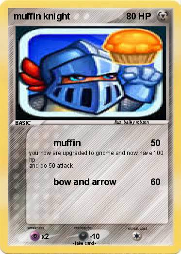 Pokémon muffin knight 1 1 - muffin - My Pokemon Card