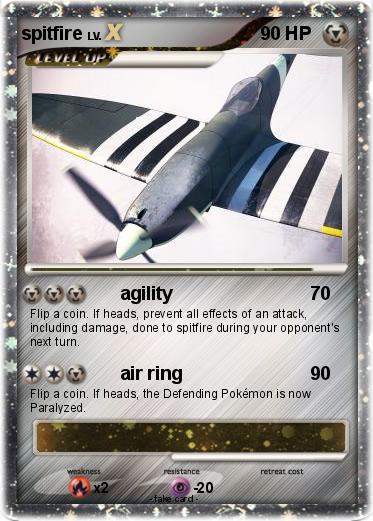 Pokémon spitfire 120 120 - agility - My Pokemon Card