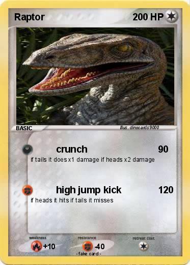 Pokémon Raptor 189 189 - crunch - My Pokemon Card