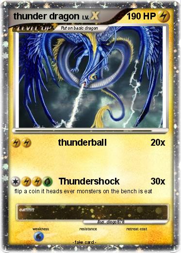 Pokémon thunder dragon 27 27 - thunderball - My Pokemon Card