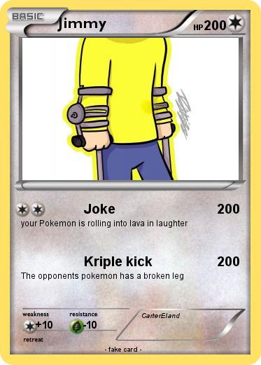Pokémon Jimmy 733 733 - Joke - My Pokemon Card