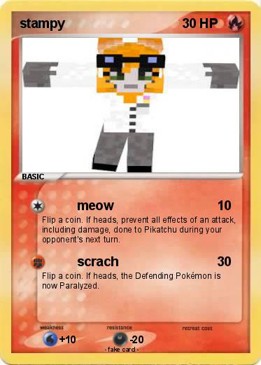 Pokémon stampy 416 416 - meow - My Pokemon Card
