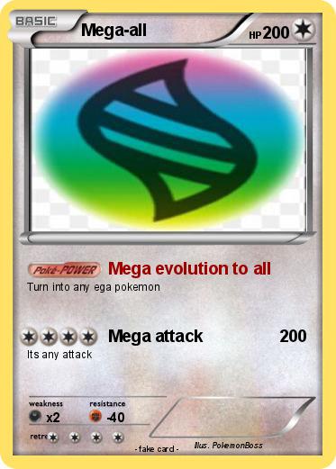 Pokémon Mega all - Mega evolution to all - My Pokemon Card