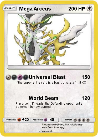 Pokémon Mega Arceus 318 318 - Universal Blast - My Pokemon Card