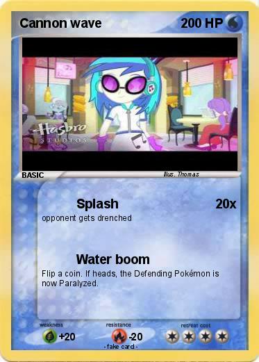 Pokémon Cannon wave - Splash - My Pokemon Card