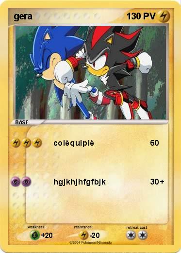 Pokémon gera - coléquipié - Ma carte Pokémon