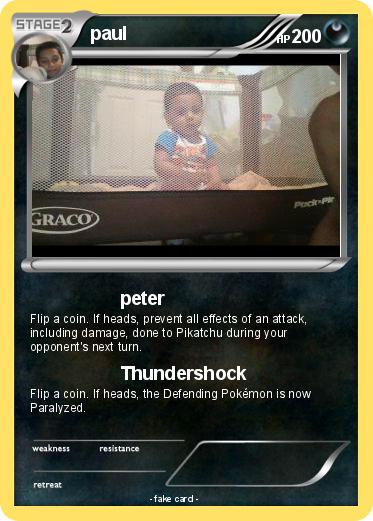 Pokémon paul 1003 1003 - peter - My Pokemon Card