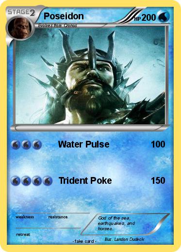 Pokémon Poseidon 664 664 - Water Pulse - My Pokemon Card