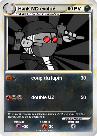 Pokémon Hank MD evolue - coup du lapin - Ma carte Pokémon
