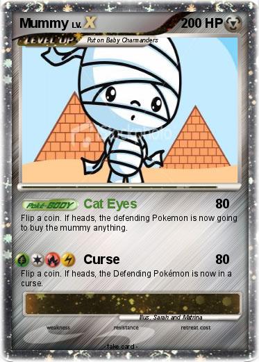Pokémon Mummy 24 24 - Cat Eyes - My Pokemon Card
