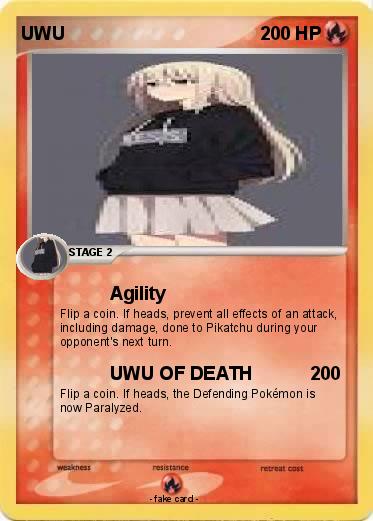 Pokémon UWU 57 57 - Agility - My Pokemon Card