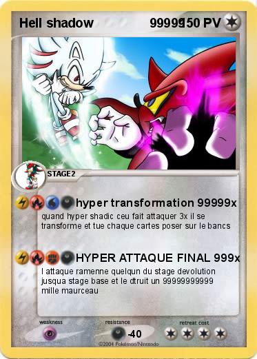 Pokémon Hell shadow 99999 99999 - hyper transformation 99999x - Ma ...