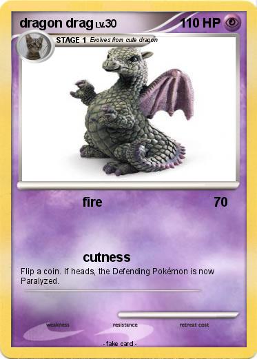 Pokémon dragon drag - fire - My Pokemon Card