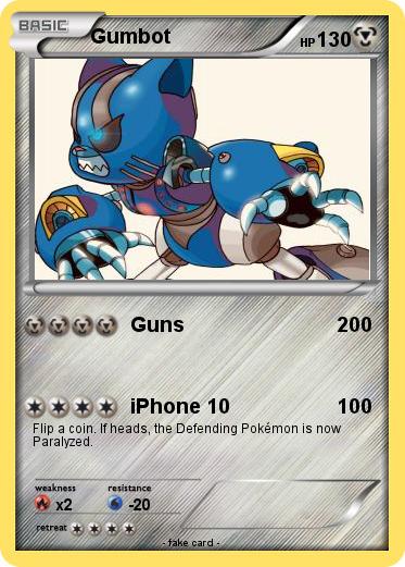 Pokémon Gumbot 1 1 - Guns - My Pokemon Card