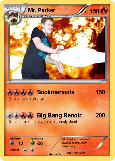 Pokémon Mr Parker 1 1 - Sookmenoots - My Pokemon Card