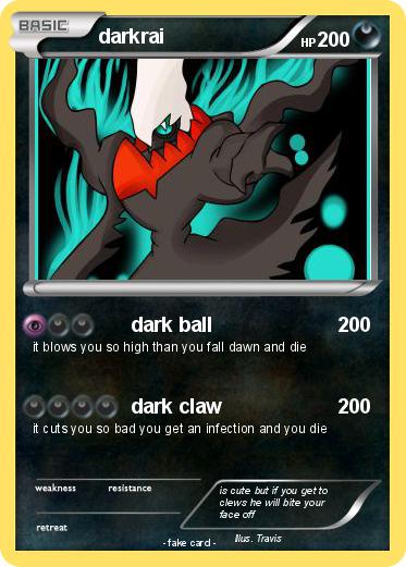 Pokémon darkrai 4965 4965 - dark ball - My Pokemon Card