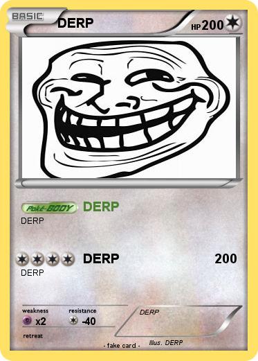 Pokémon DERP 2040 2040 - DERP - My Pokemon Card
