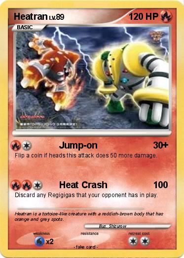Pokémon Heatran 729 729 - Jump-on - My Pokemon Card