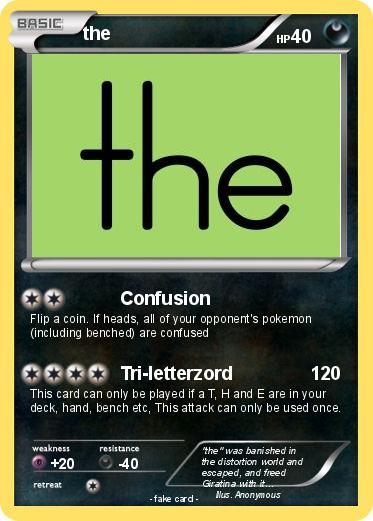 Pokémon the 31754 31754 - Confusion - My Pokemon Card