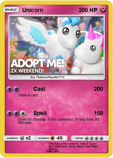 Pokémon Unicorn 842 842 - Cast - My Pokemon Card