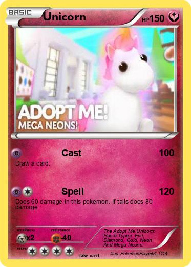 Pokémon Unicorn 841 841 - Cast - My Pokemon Card