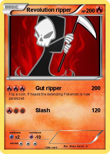 Pokémon Revolution ripper - Gut ripper - My Pokemon Card