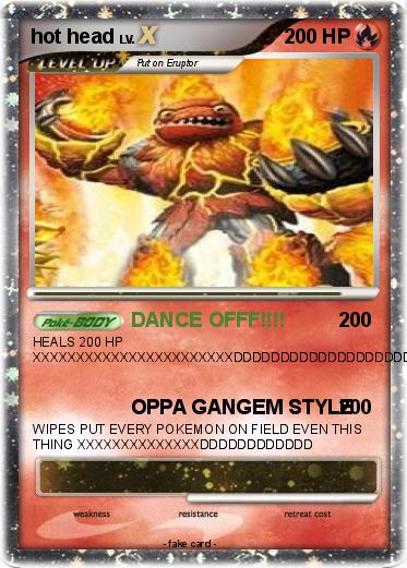 Pokémon hot head 20 20 - DANCE OFFF!!!! - My Pokemon Card
